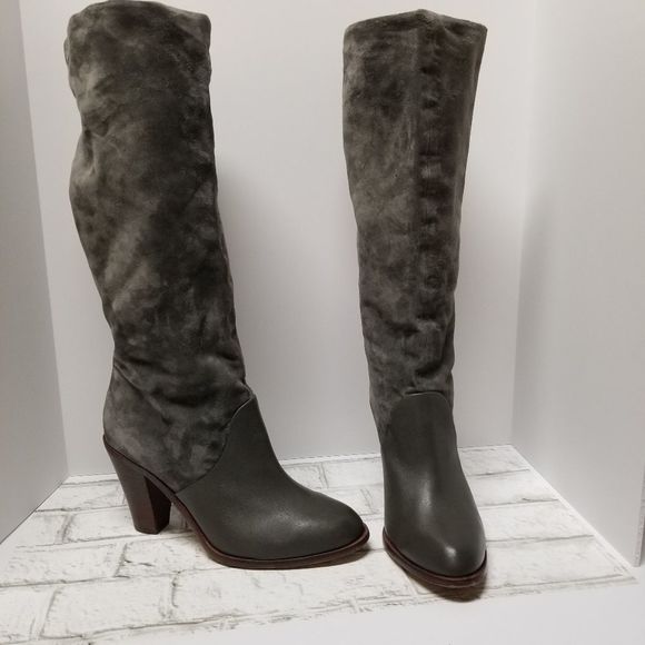 Splendid | Shoes | Splendid Sullieleather And Suedetall Kneeboots ...